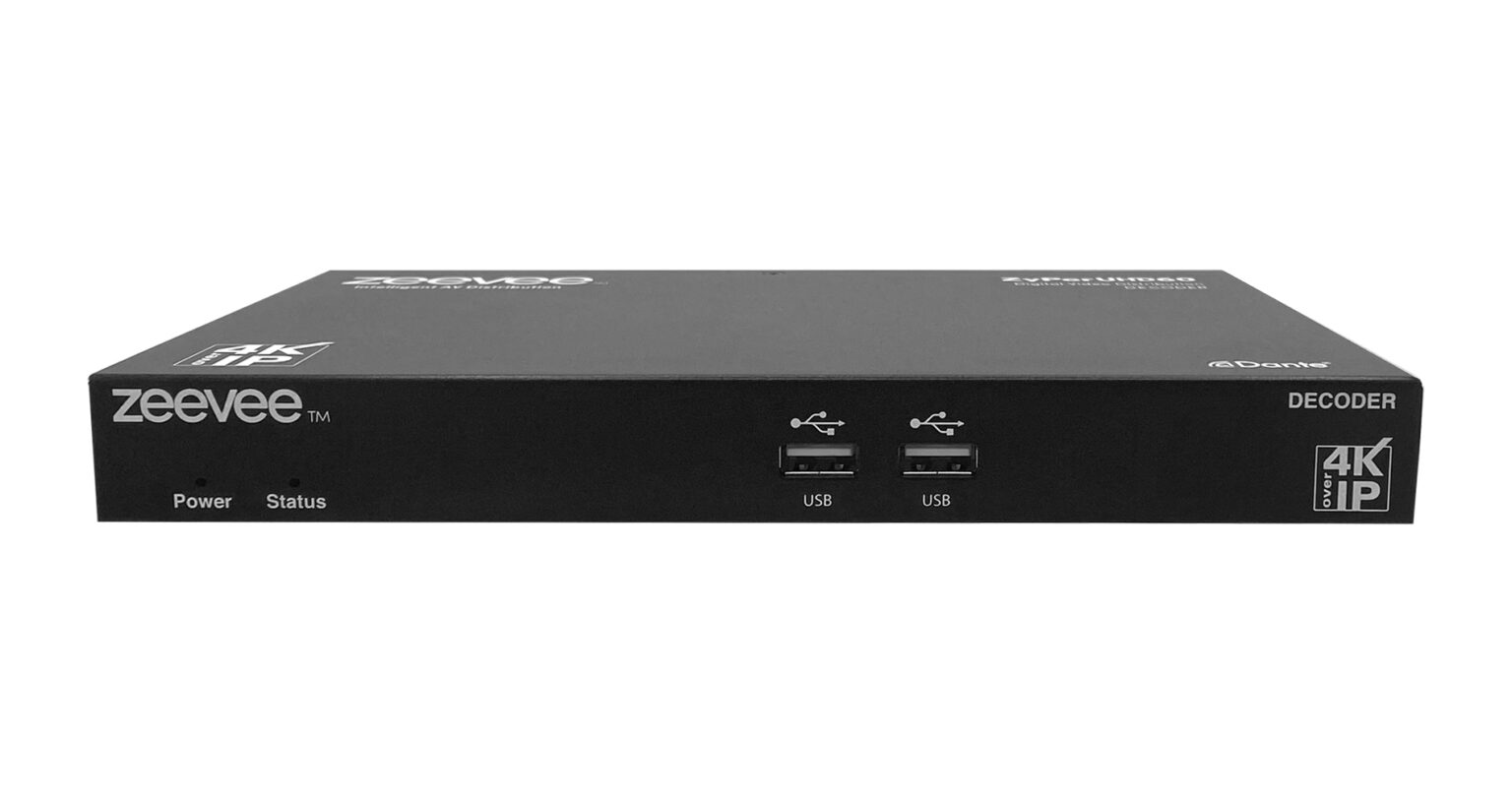 ZyPerUHD60 Decoder, Dual 1G LAN Product Number: ZUHD60-2D - ZeeVee