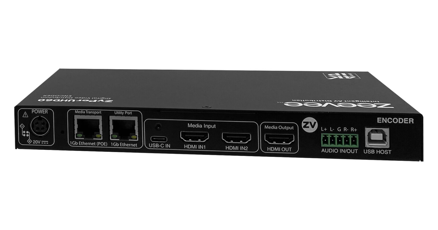 ZyPerUHD60 Encoder, 3x1 Switching Input and Dual LAN Product Number ...