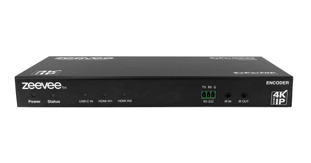 ZyPerUHD60 Encoder, 3x1 Switching Input, Dual LAN with Integrated ...