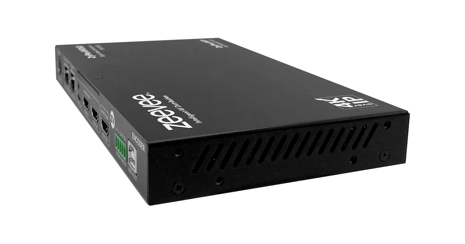 ZyPerUHD60 Encoder, 3x1 Switching Input, Dual LAN with Integrated ...